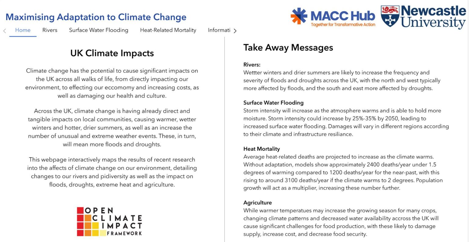 Climate Risk Dashboard - MACC Hub